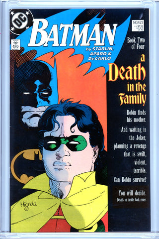Cedar Chest Comics - Batman #427 CGC graded 9.6 - "Death In the Family ...