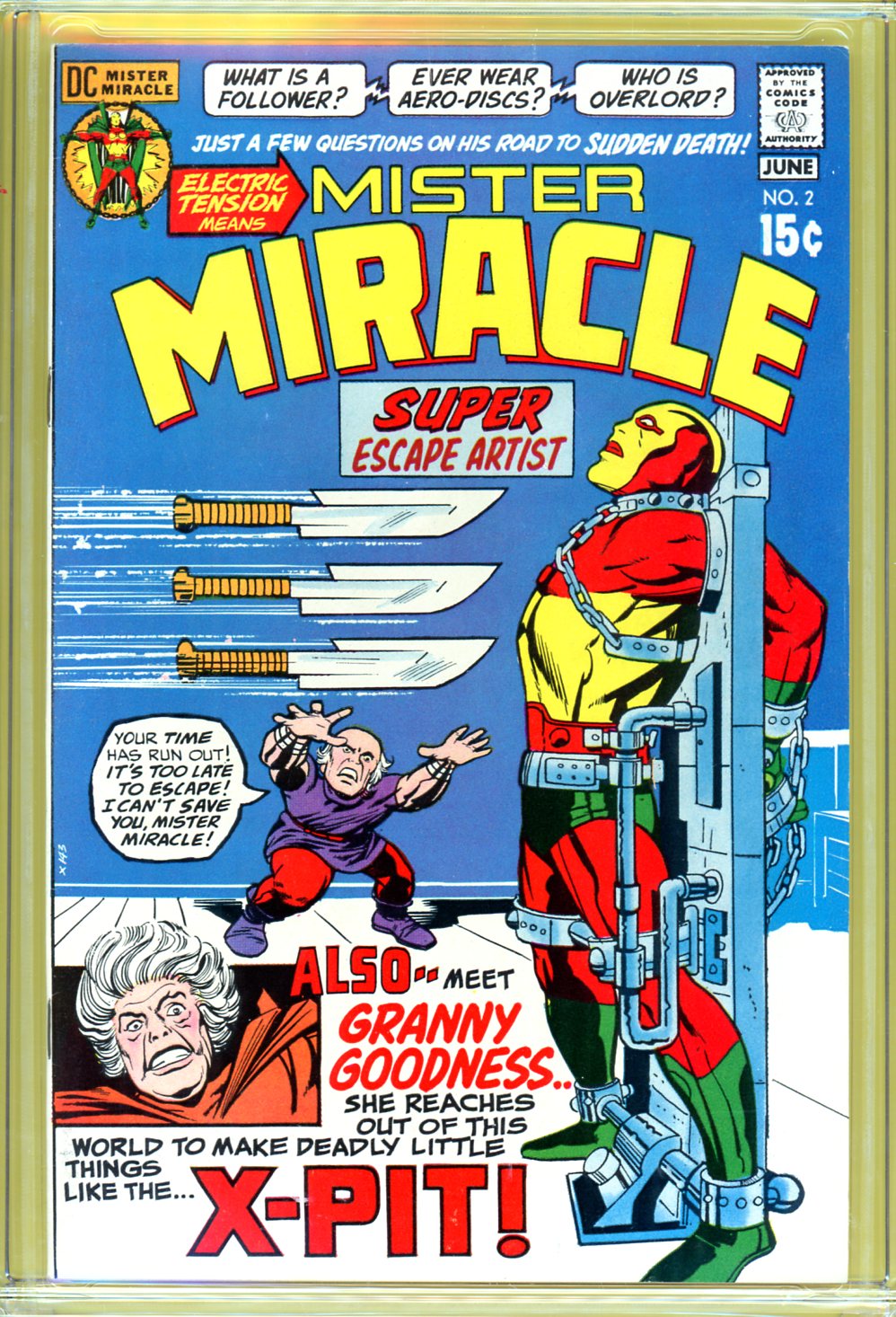 Cedar Chest Comics - Mister Miracle #02 CGC graded 9.2 - first ...