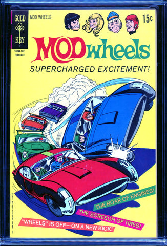 Cedar Chest Comics - Mod Wheels #1 CGC graded 9.6 - Sparling art - FILE ...