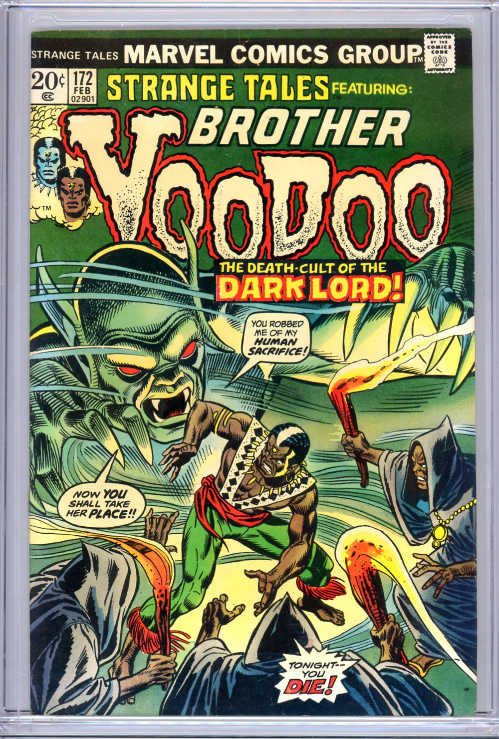 Cedar Chest Comics - Strange Tales #172 CGC graded 8.5 fourth ...