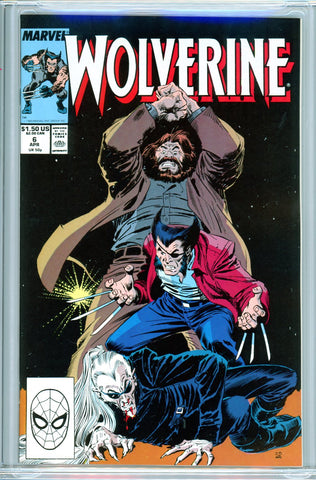Cedar Chest Comics - Wolverine #6 CGC graded 9.6 - back cover pin-up by ...