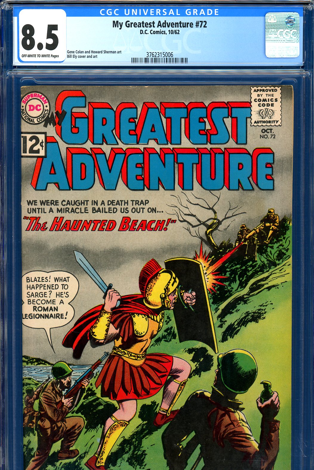 Cedar Chest Comics - My Greatest Adventure #72 CGC graded 8.5 Bill Ely ...