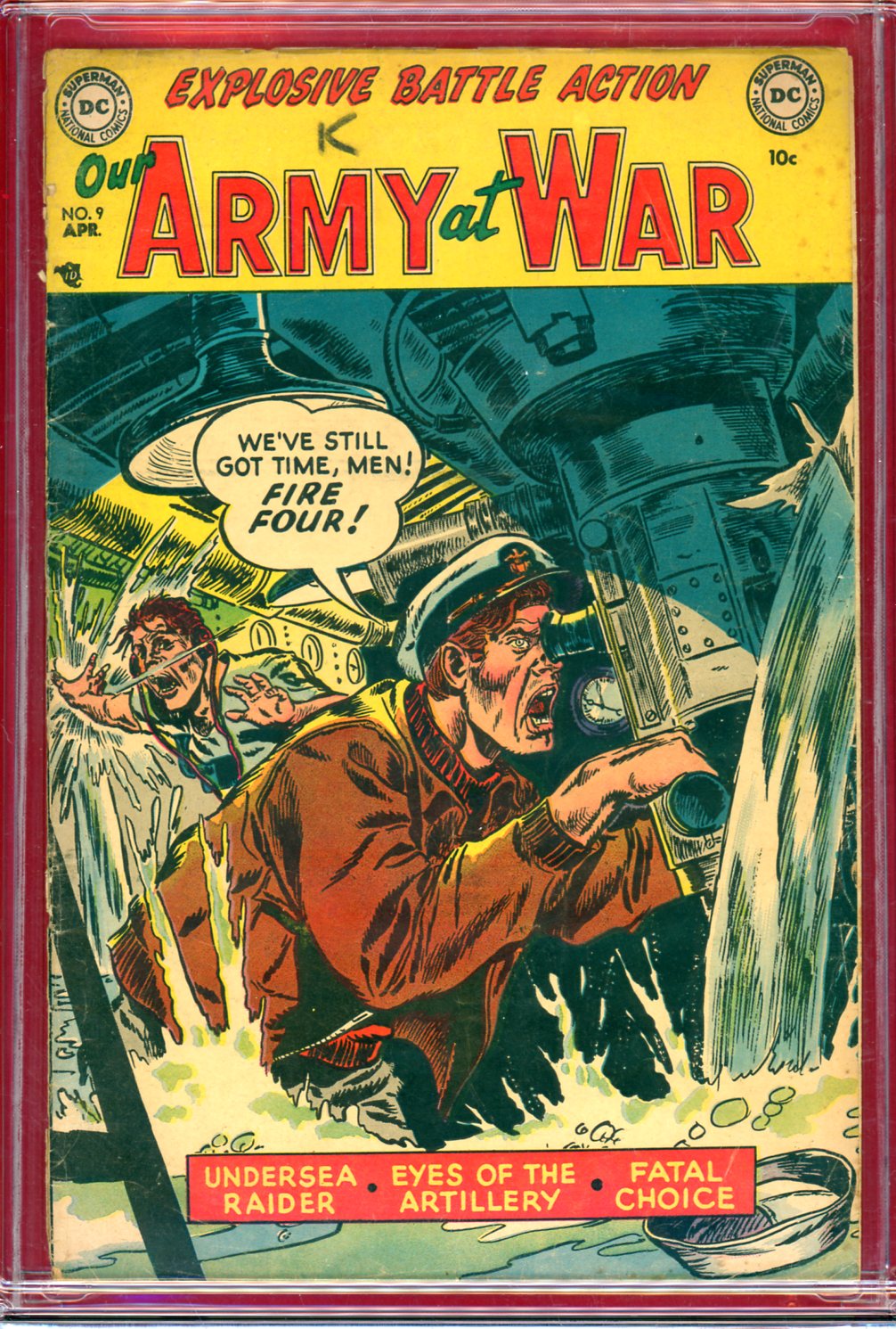 Cedar Chest Comics - Our Army At War #09 CGC graded 2.0 Colan cover and ...